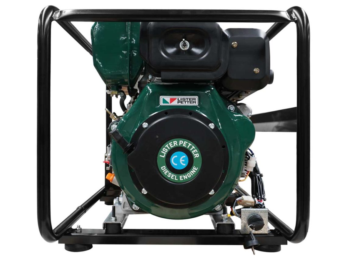 7 kVA Lister Powered Diesel Generator with Recoil & E-Start - Gentech ...